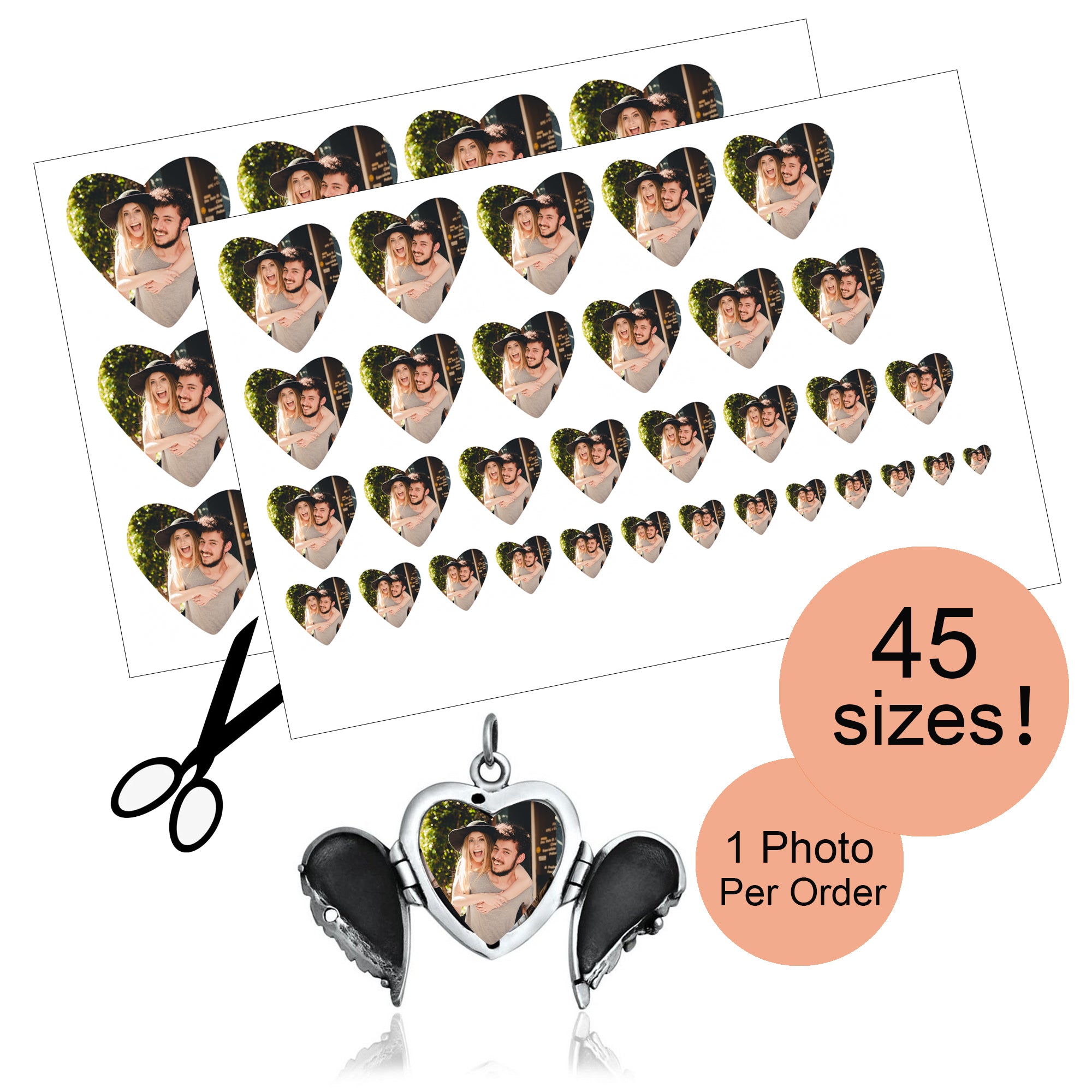 Heart Locket Photo Prints Heart Locket Picture – Mixi Gifts